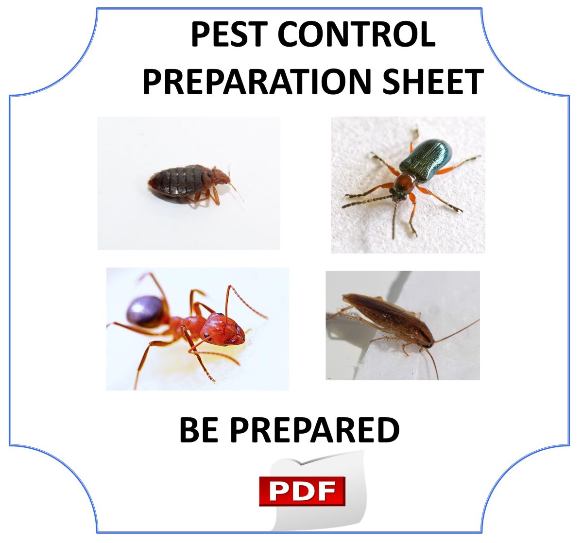 Pest Control Preparation Sheet – Bro Pest Control Edmonton